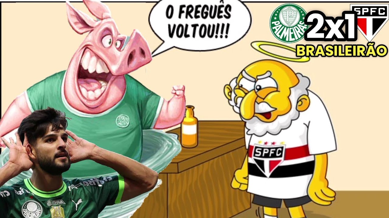PALMEIRAS 2X1 SÃO PAULO / GOL DE FLACO LÓPEZ / MELHORES MEMES ZOANDO O ...