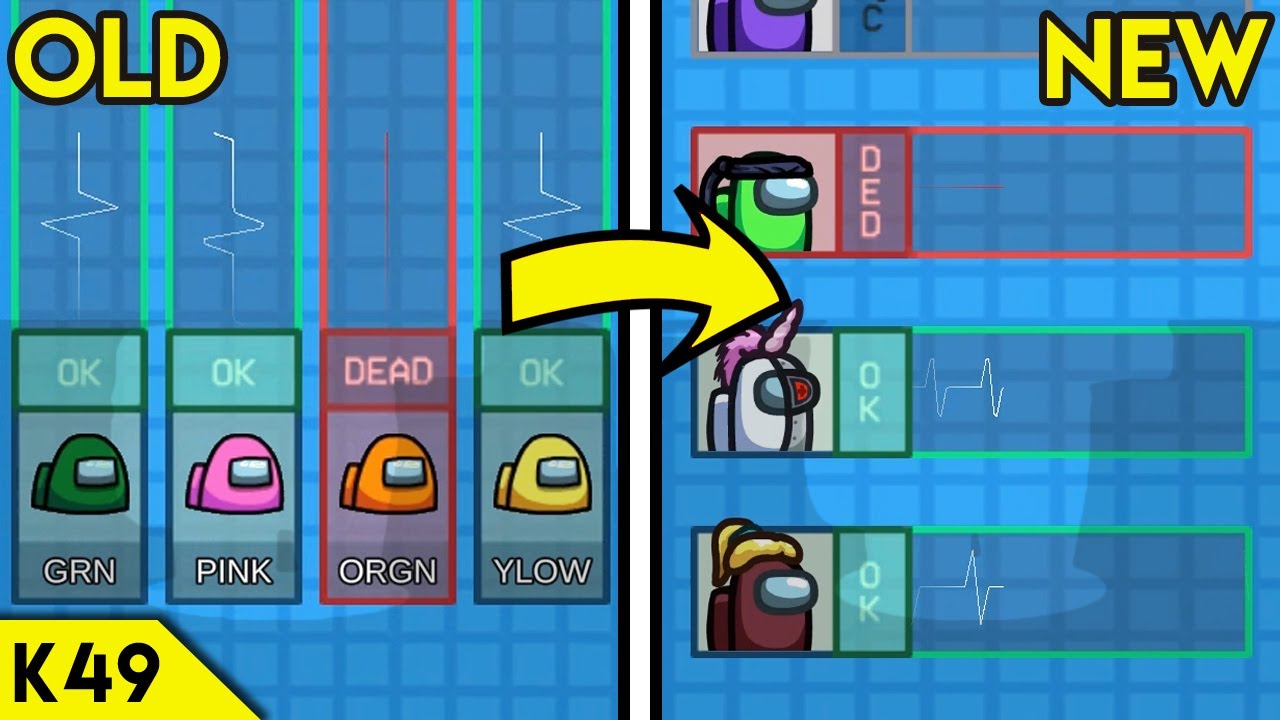 Among Us New Update - Old vs New Features (15 players lobby) - YouTube