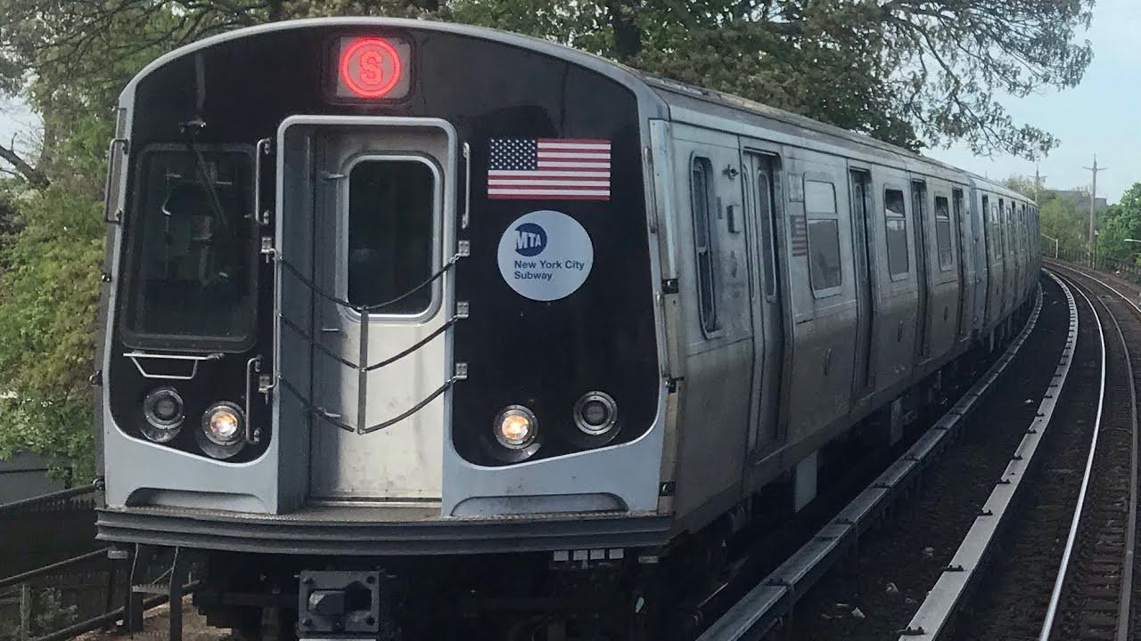 ⁴ᴷMTA Subway | R179 In Action On The Rockaway Park Shuttle - YouTube