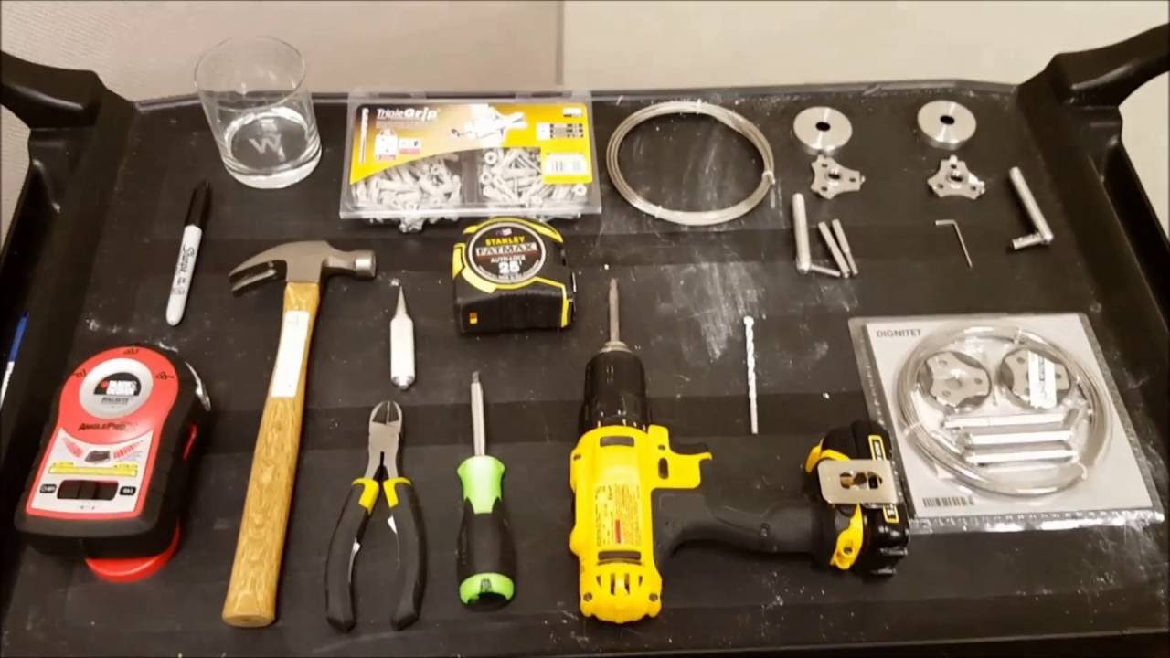 Installation of Dignitet wire system - YouTube