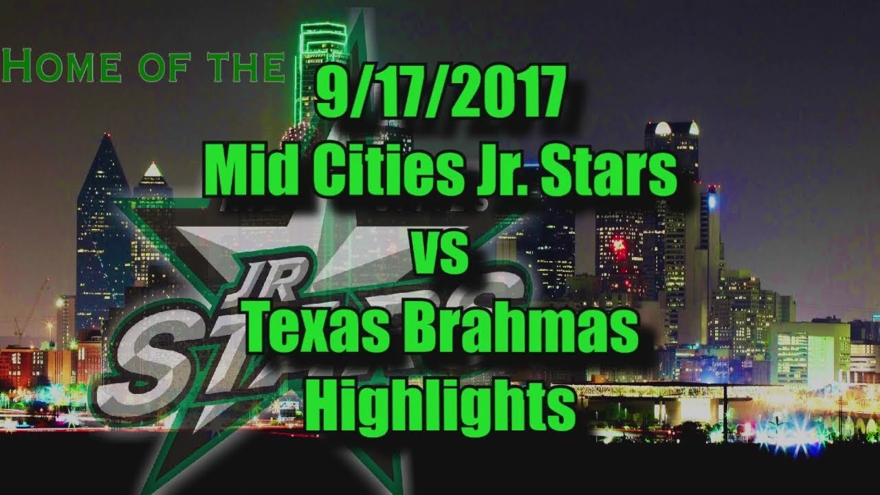 20170917 Jr Stars at Texas Brahmas Highlights - YouTube
