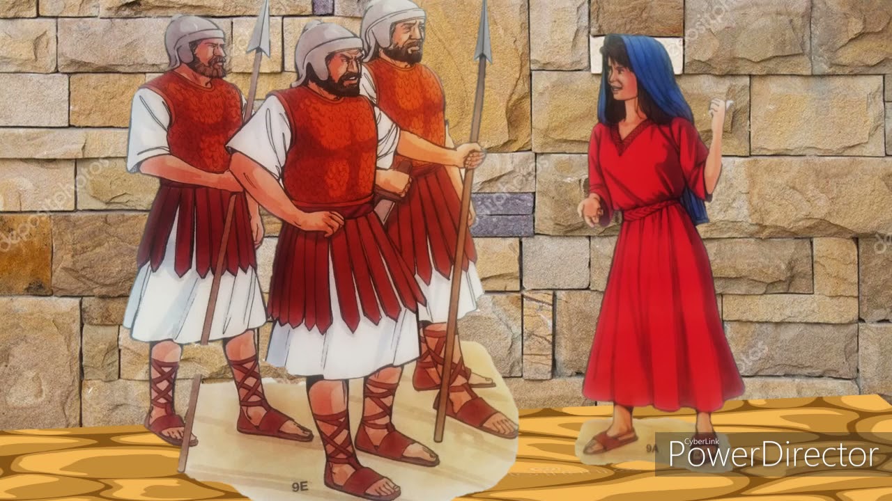 A salvo por un cordón. Josué 2 la historia de Rahab. - YouTube