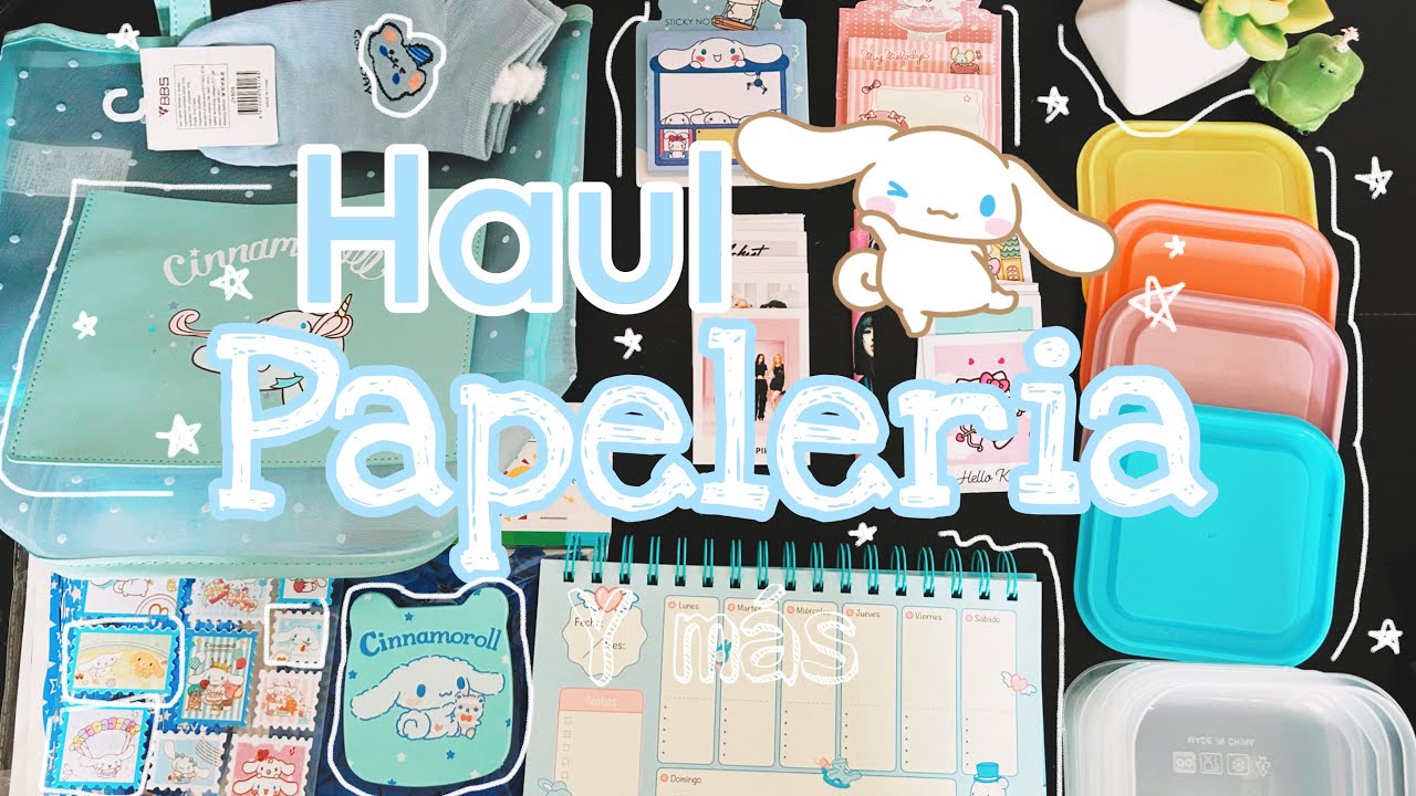 Haul papelería y más|| Centro CDMX|| Miniso🪼🦋 - YouTube