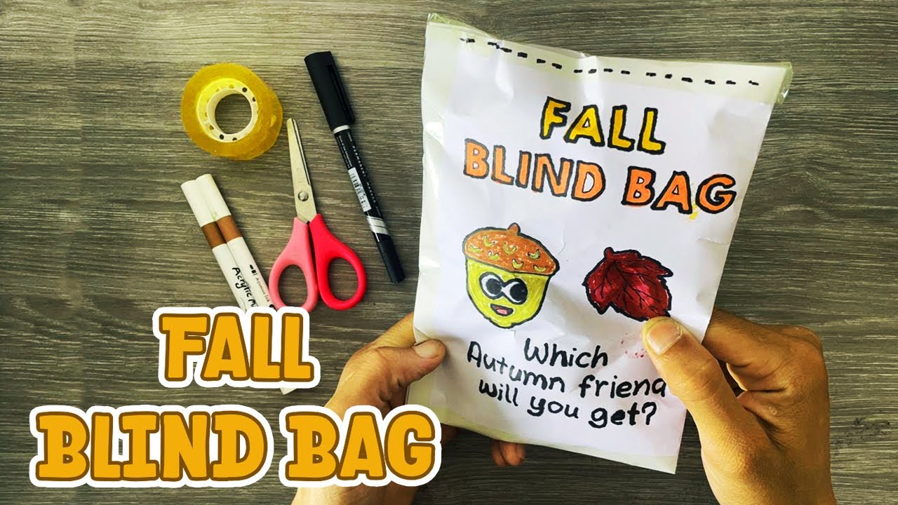 How to Make Blind Bag For Fall 🍂 Autumn Blind Bag Tutorial - YouTube