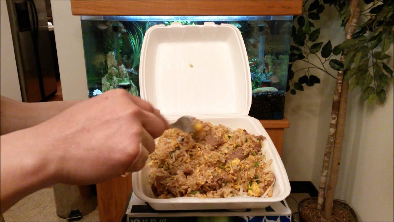 Janbo Cafe Beef Fried Rice Review - YouTube