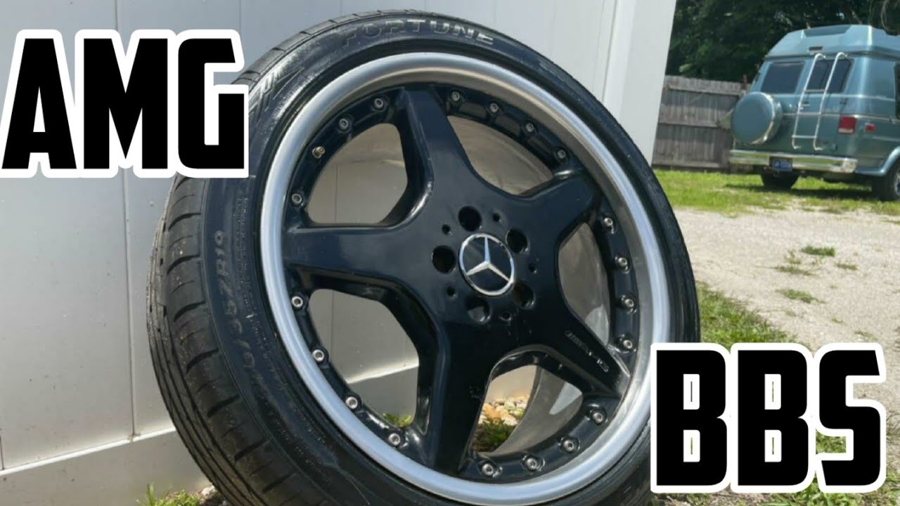 Restoring rare AMG BBS two piece rims for new w140 s500 vip build - YouTube