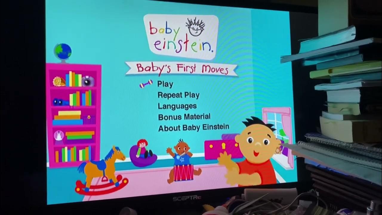 Baby Einstein: Baby’s First Moves 2006 DVD Menu Walkthrough - YouTube