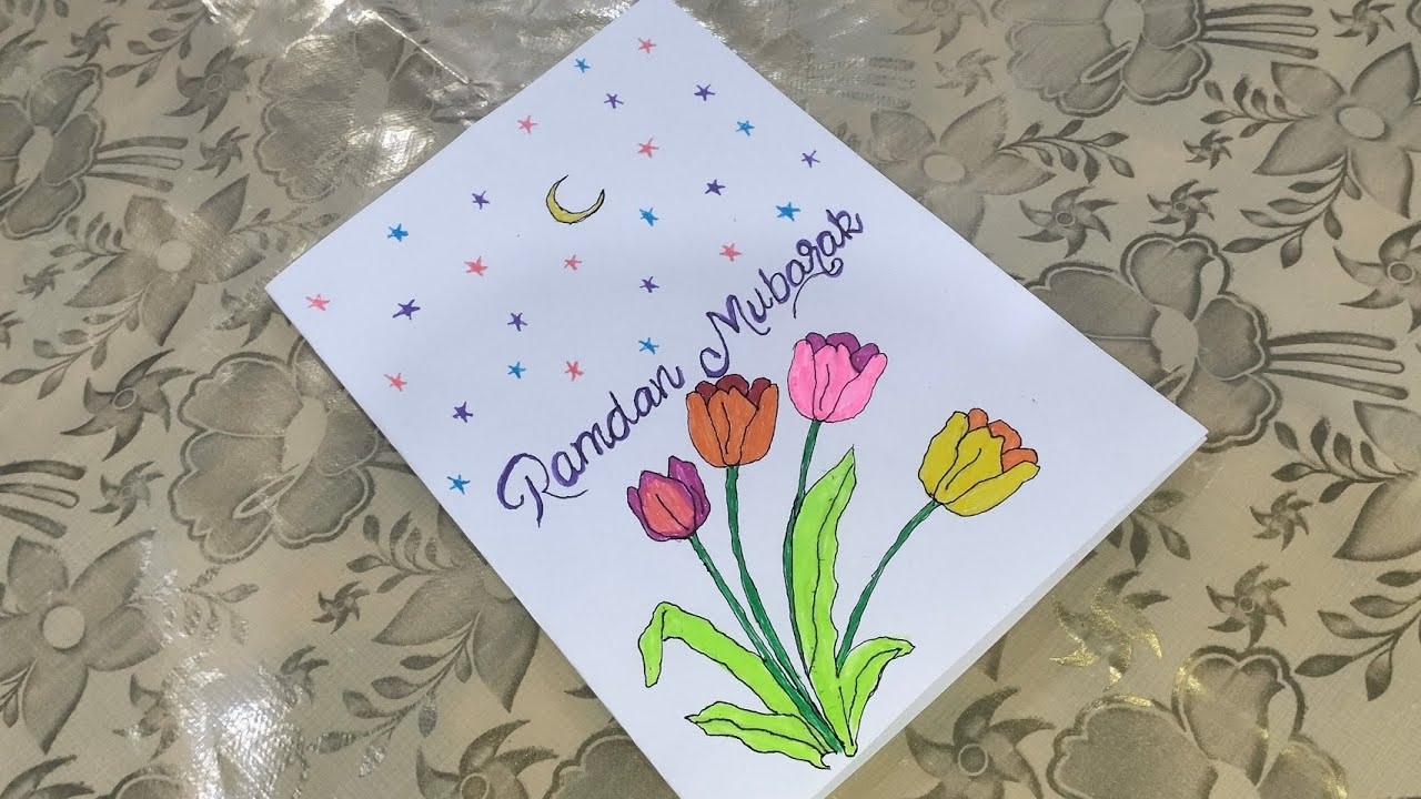 Ramadan Mubarak Card Ideas || DIY Paper Craft || Ramzan Kareem - YouTube