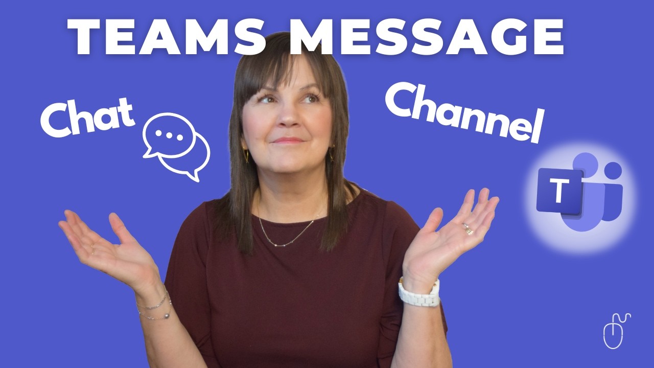 Chat or Channel? The Teams Organization Rule - YouTube