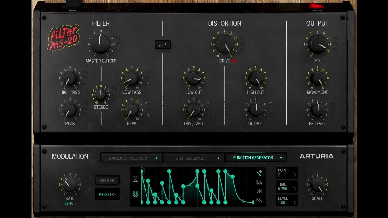 FREE Arturia Filter MS-20 V (4 simple patches) - YouTube