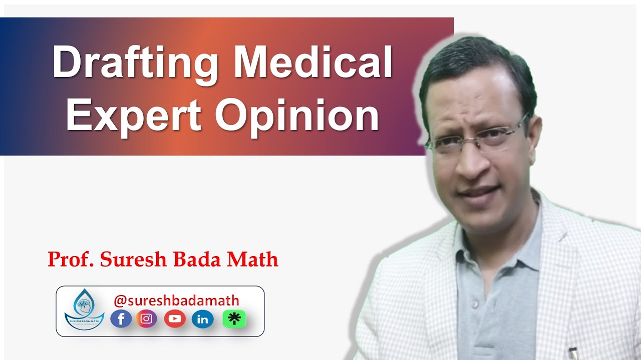Drafting Medical Expert Opinion - YouTube