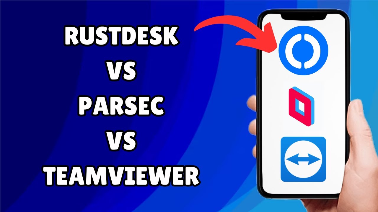 *UPDATED* RUSTDESK VS PARSEC VS TEAMVIEWER - WHICH REMOTE DESKTOP ...