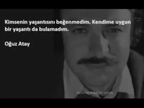 Kendime uygun bir yaşantı bulamadım   Oğuz Atay   Mehmet Yıldırım  #OğuzAtay #MehmetYıldırım