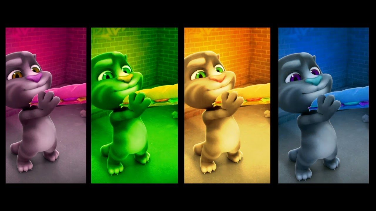 My Talking Tom funny colour fail movement mobile gameplay part 120 ...