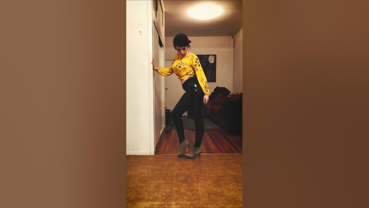 Black Latex Leggings Youtube