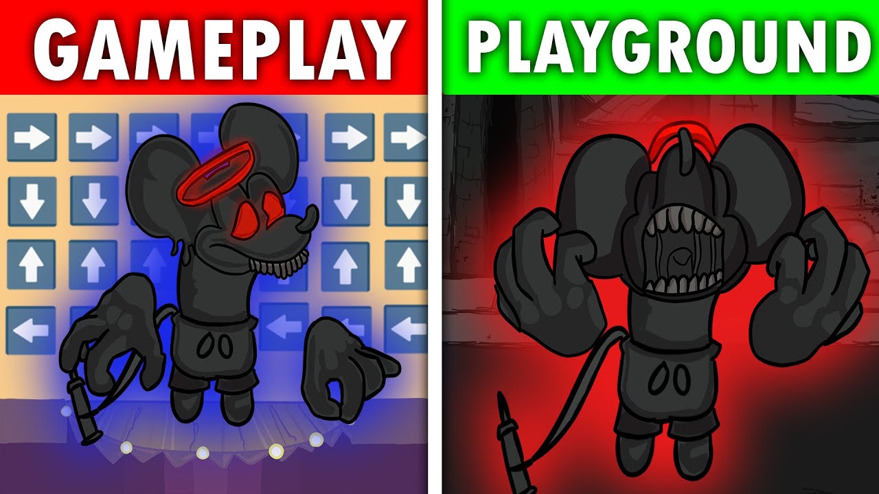 FNF Character Test | Gameplay VS Playground | Mickey Mouse Treasure ...