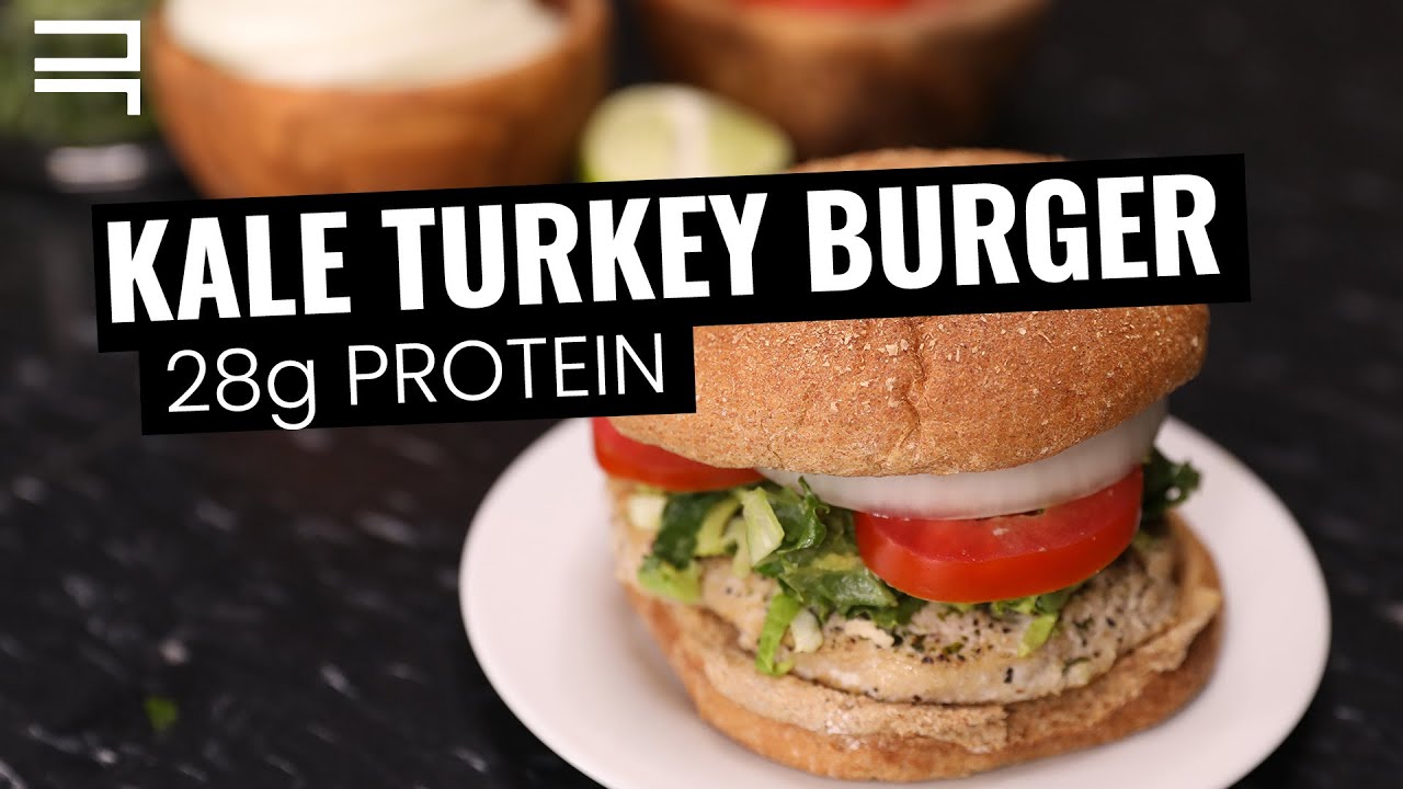 Turkey Burger Recipe with Avocado | 28 g Protein Recipe | FREE ...