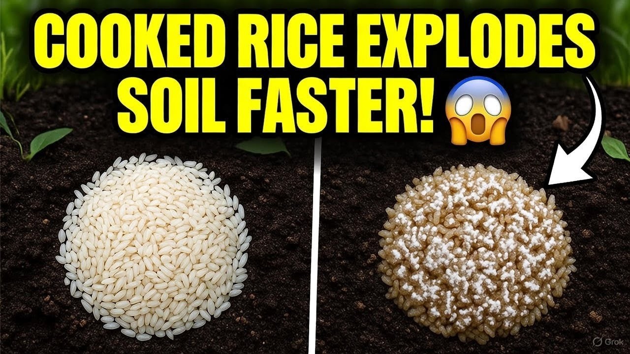 Cooked or Raw Rice in Soil? Discover Which One Activates Microbes in ...