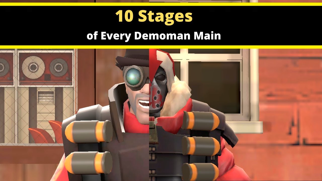 10 Stages of Every Demoman Main - YouTube