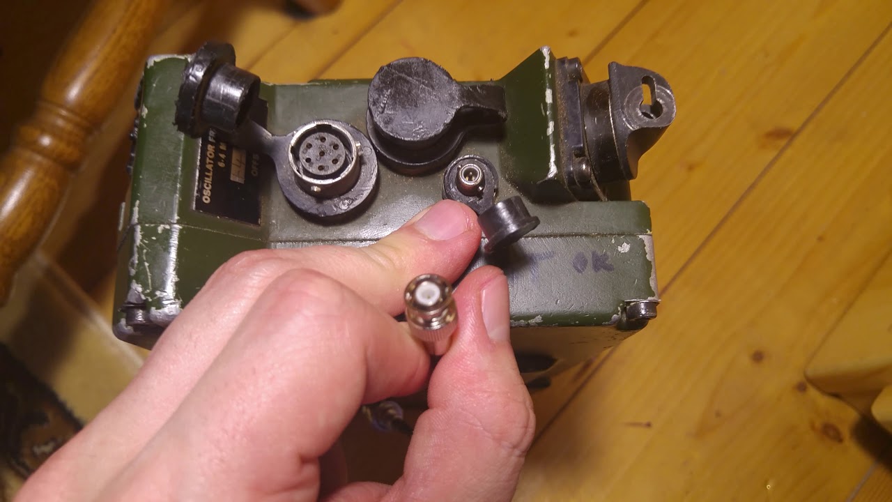 RT-350 PRC 350 external antenna connector follow up - YouTube