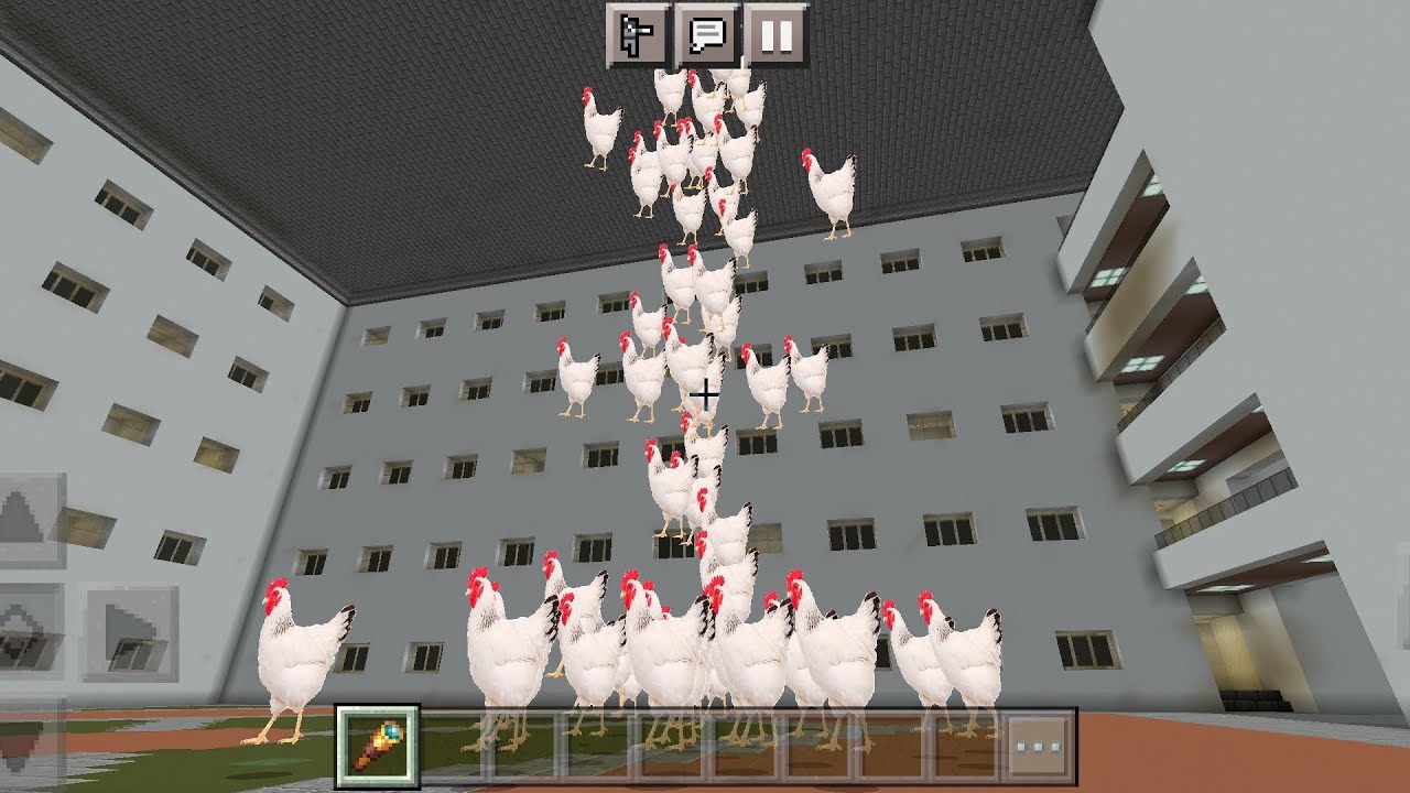 Too much Chicken Nextbot MCPE - YouTube