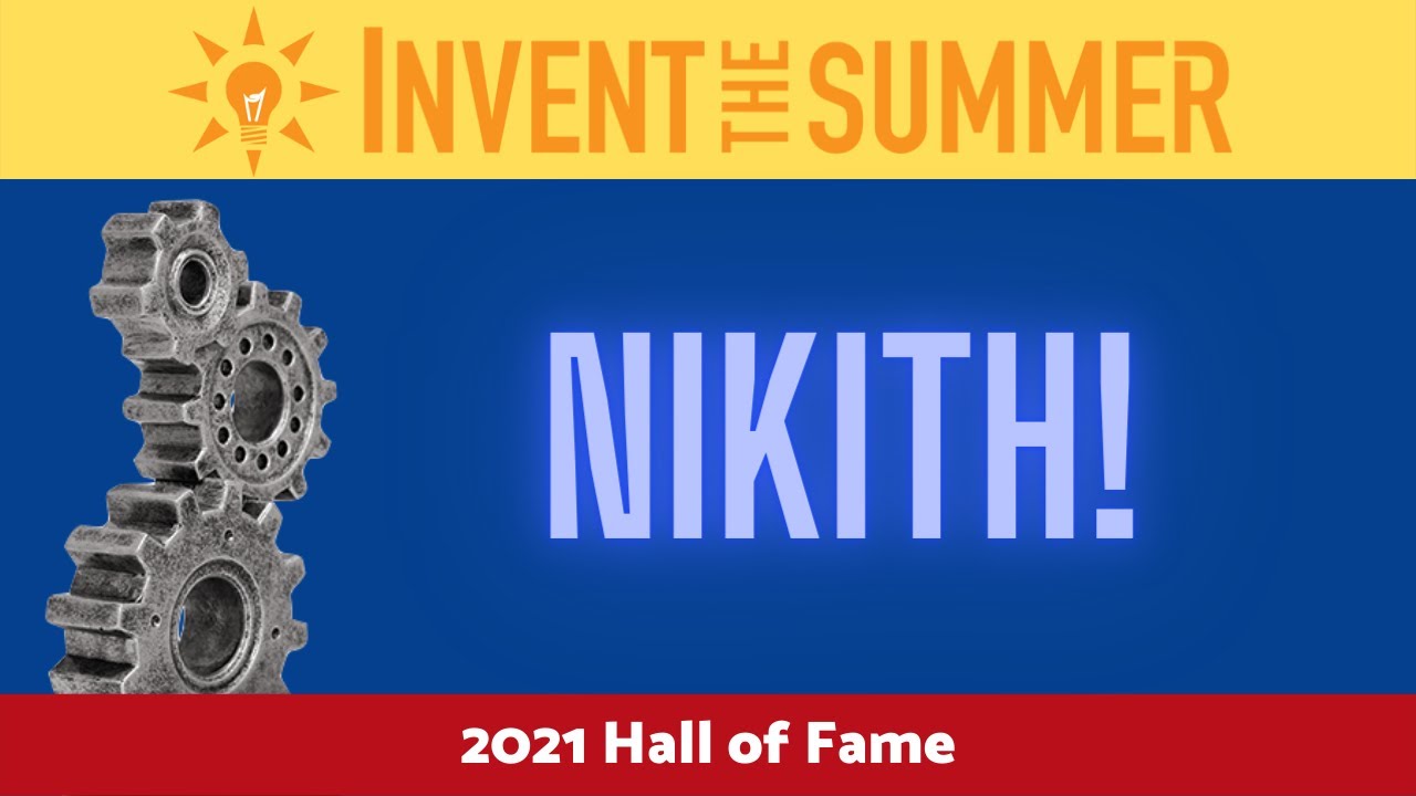 2021 Hall of Fame - Nikith M. - YouTube