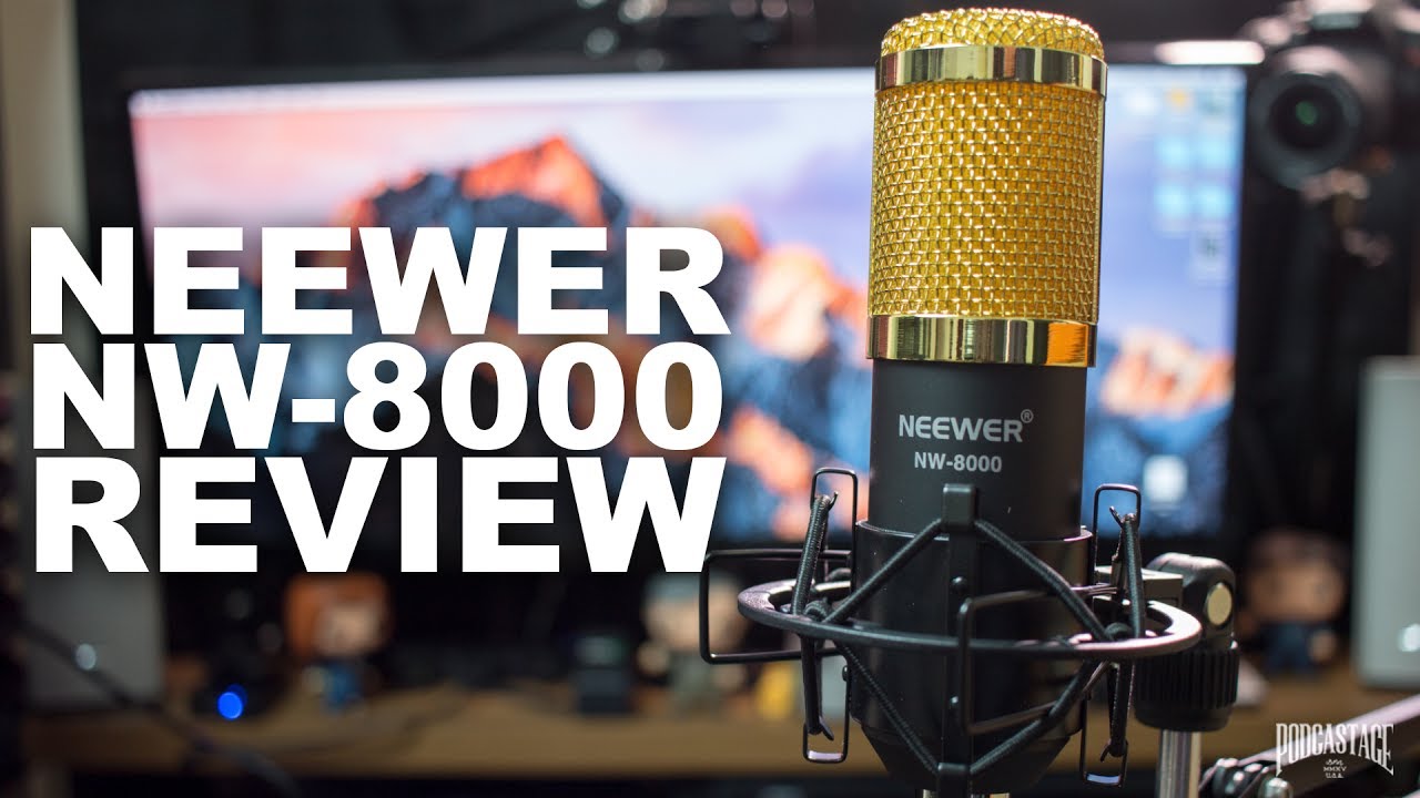 Neewer NW-8000 Condenser Mic Review / Test - YouTube