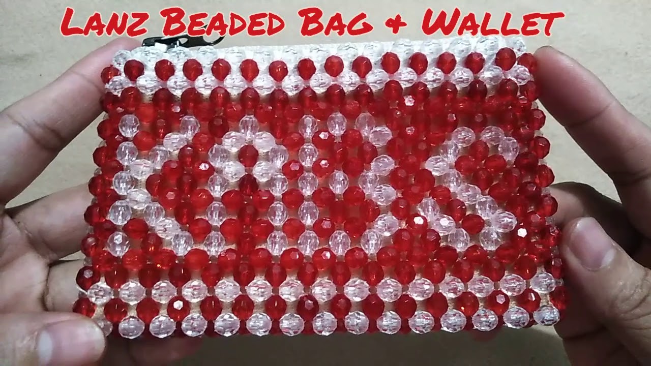 Personalize Beaded Wallet - YouTube