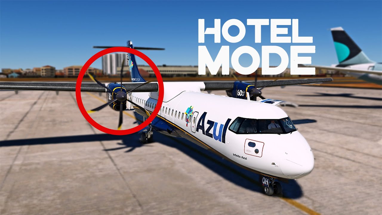 Como Acionar o ATR 72 Flight Simulator - MOTOR 2 [Hotel Mode] - YouTube