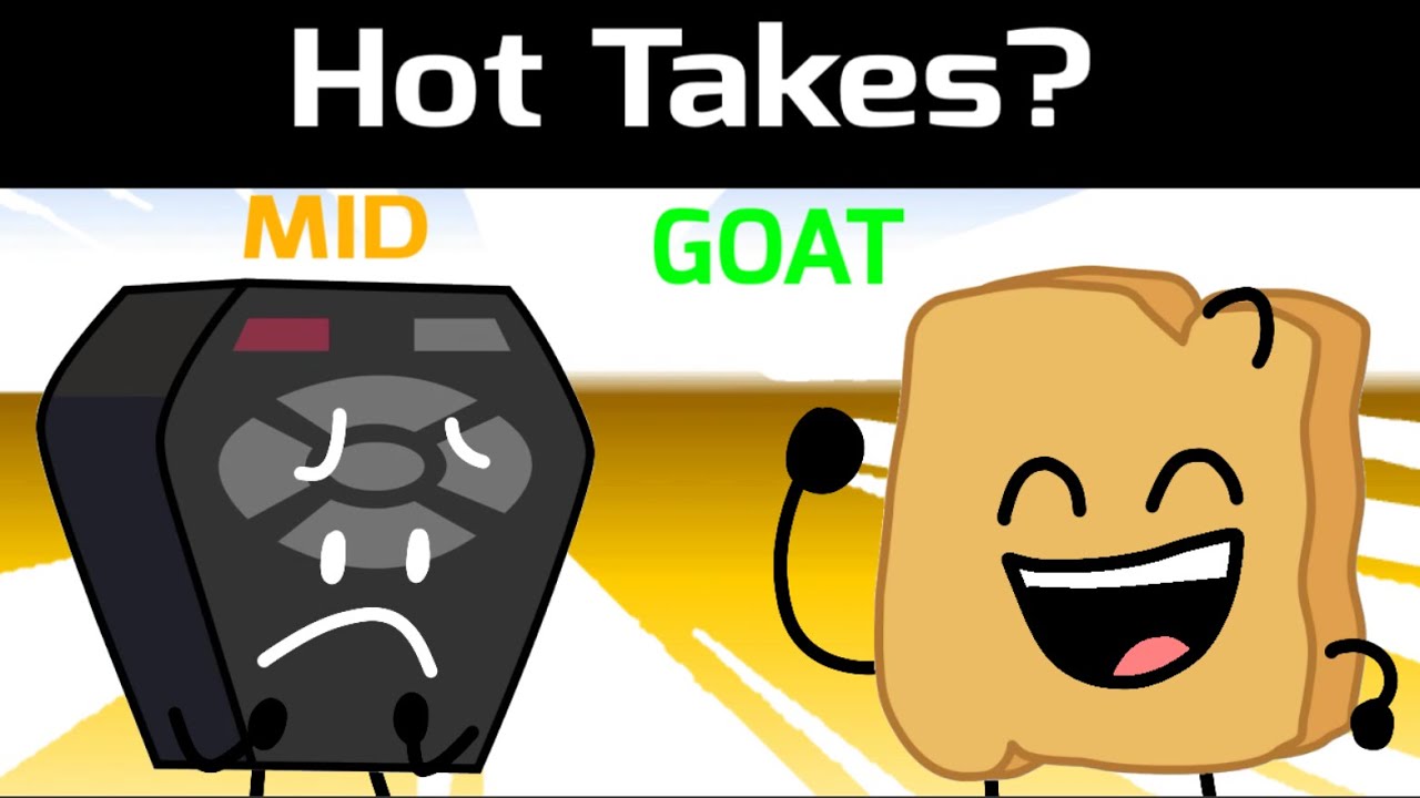 BFDI Hot Takes (Part 1) WARNING: CONTROVERSIAL OPINIONS AND TRIGGER ...