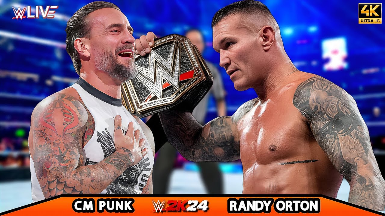 Cm Punk vs Randy Orton | No Holds Barred Match | SUMMERSLAM 2024 | WWE ...