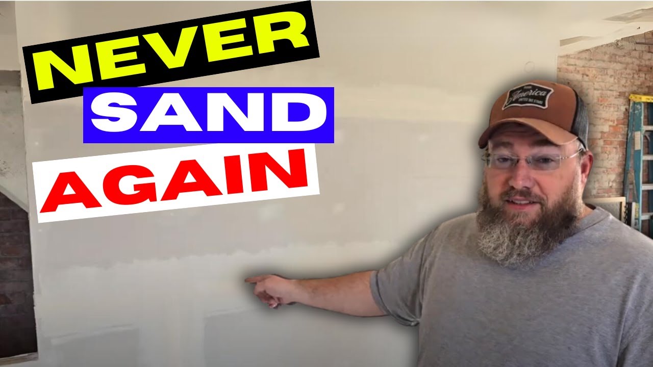 Never Sanding Drywall Again - YouTube