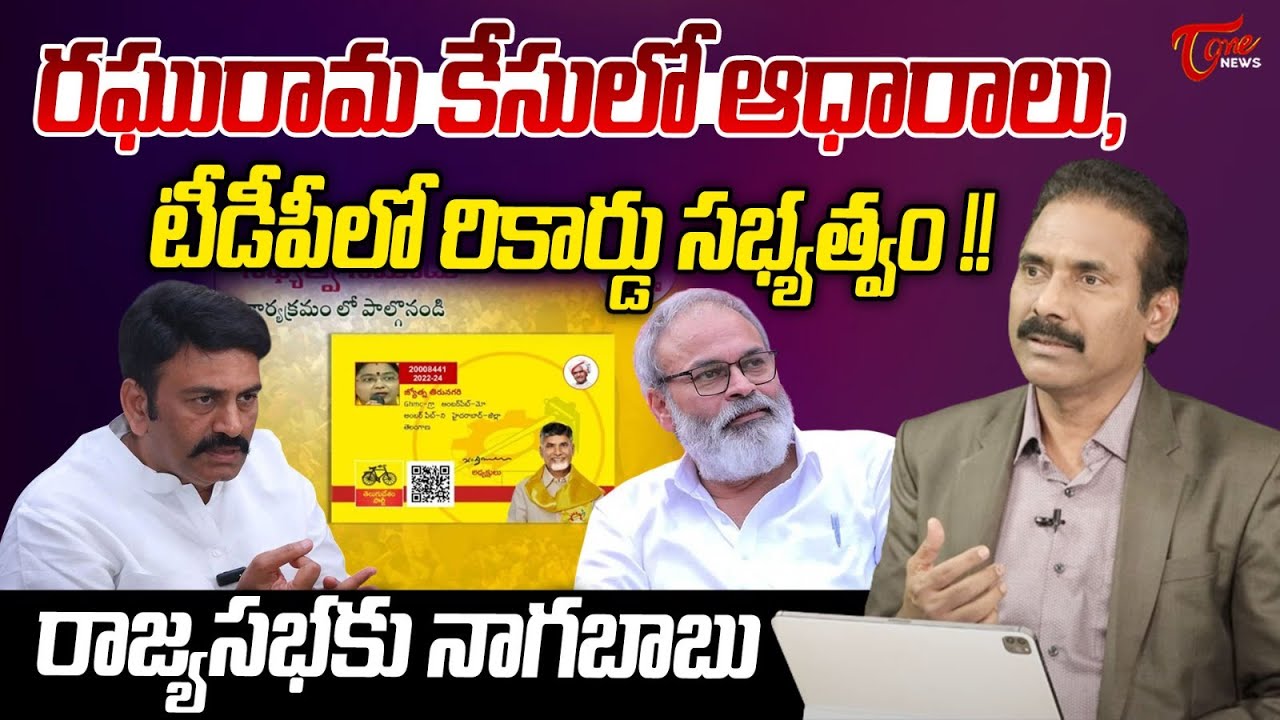 Kandula Ramesh About Raghu Ramakrishnam Raju Case | Rajya Sabha Seat ...