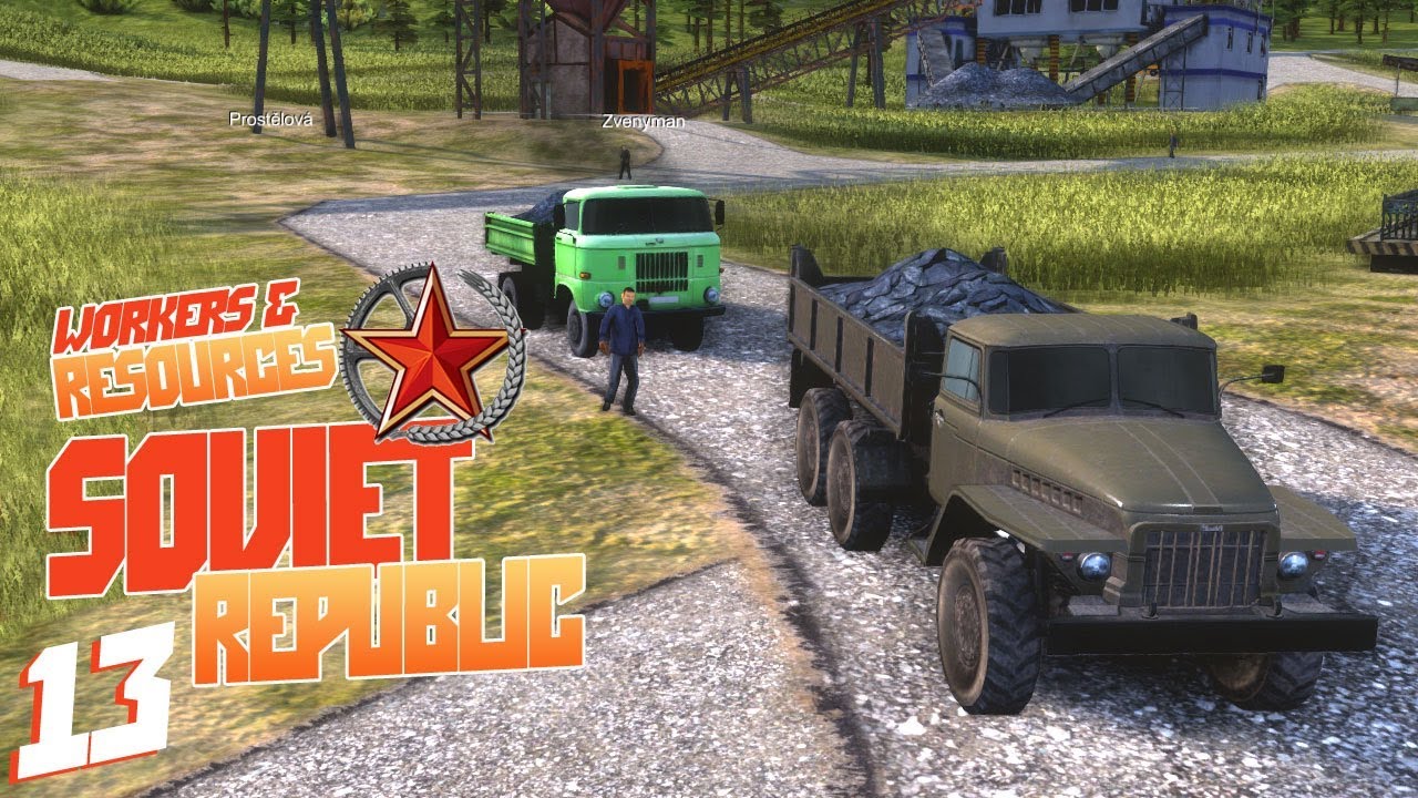 Калуга 13-го Что может произойти? - ч13 Soviet Republic - YouTube