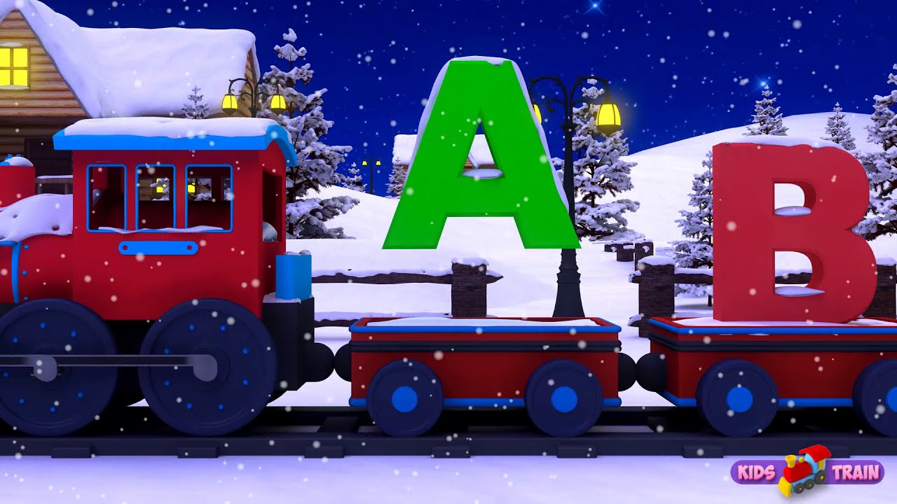 Learn Alphabets, Colors, Shapes and Numbers with Train for Kids - YouTube
