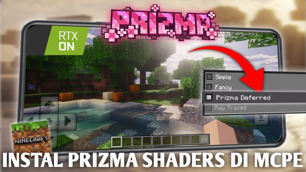 CARA MENGAKTIFKAN PRIZMA DEFERRED DI MINECRAFT BEDROCK/MCPE‼️ - YouTube
