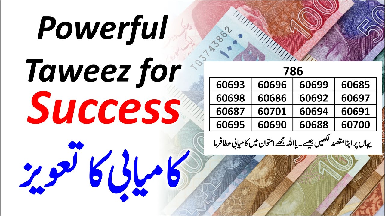Powerful Online Taweez for Success | Kamyabi ka taqatwar wazifa ...