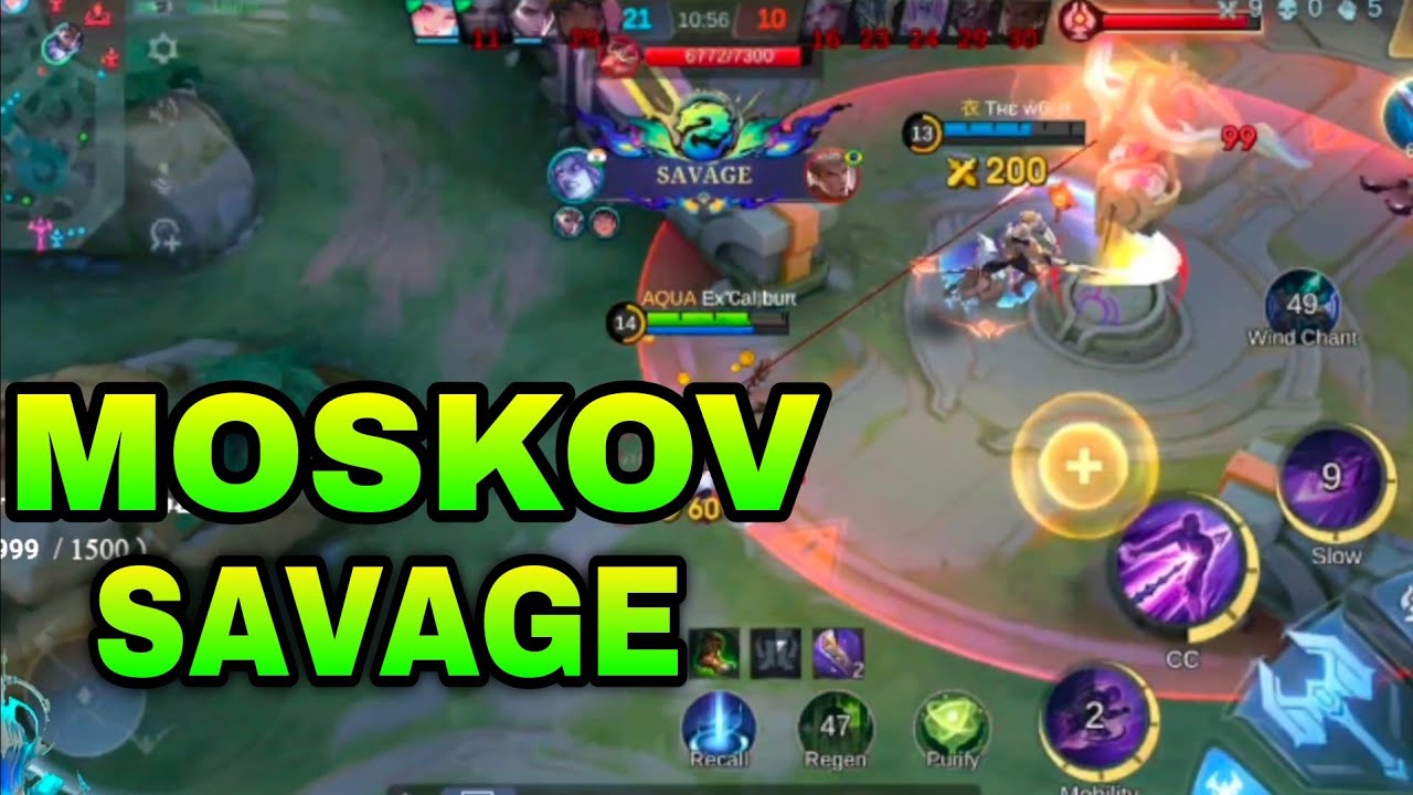 Mobile legends moskov savage build - YouTube