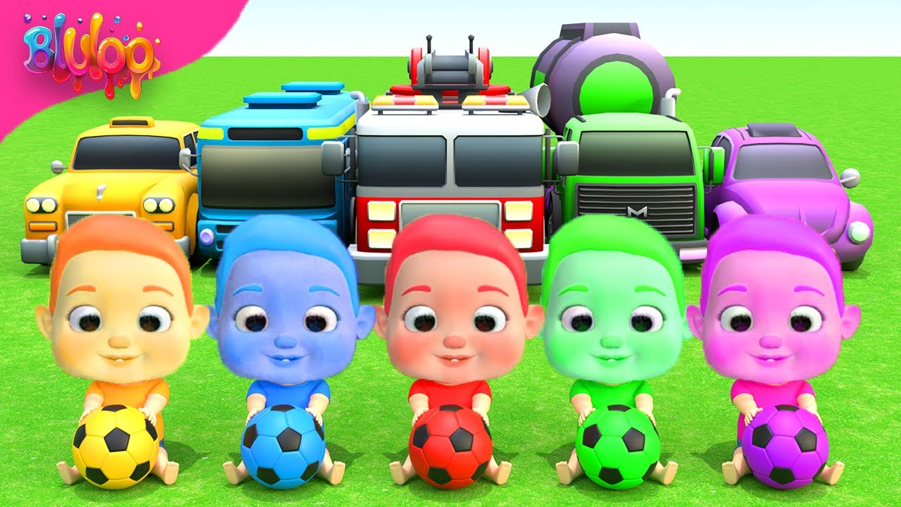 The Colors Song | Learn Colors for Kids | BluLoo Nursery Rhymes & Kids ...