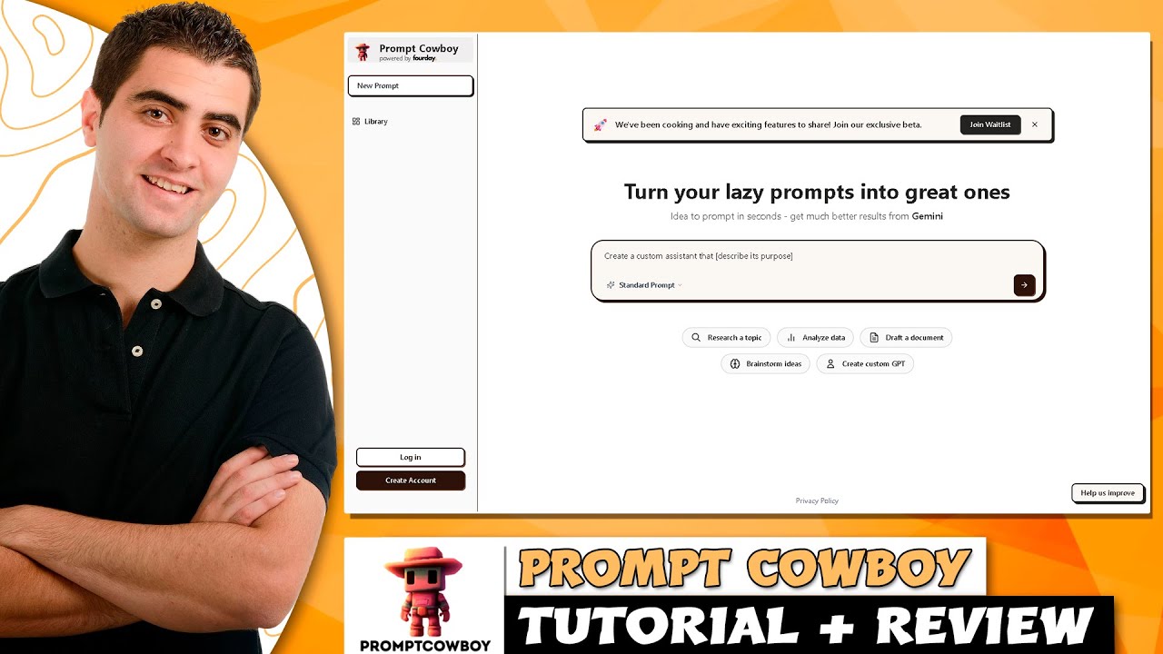 Prompt Cowboy Tutorial For Beginners (Honest Review) - How To Write ...