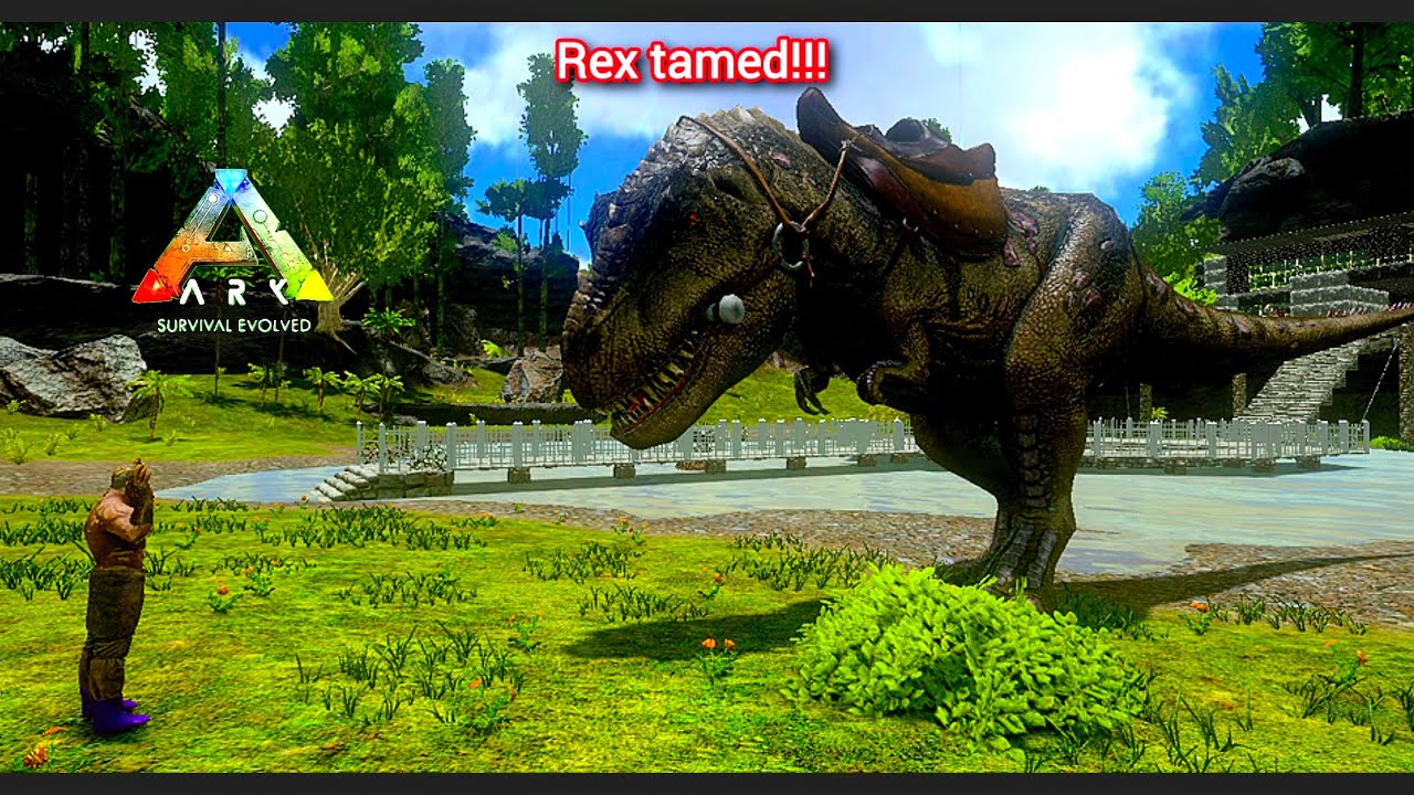 Rex tamed!!! | Ark Survival | Clash Gaming - YouTube