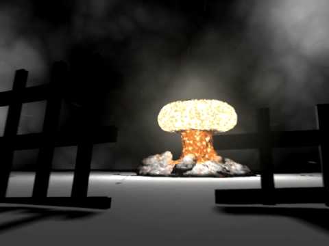Nuclear bomb simulation in 3ds max - YouTube