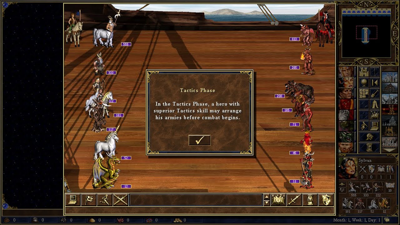 Heroes 3 HotA AI Battle | Rampart Vs. Inferno [50k Gold per unit] - YouTube