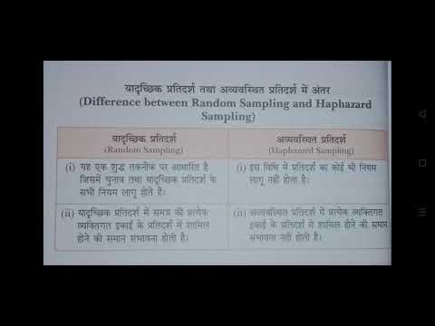 Random vs haphazard sampling - YouTube