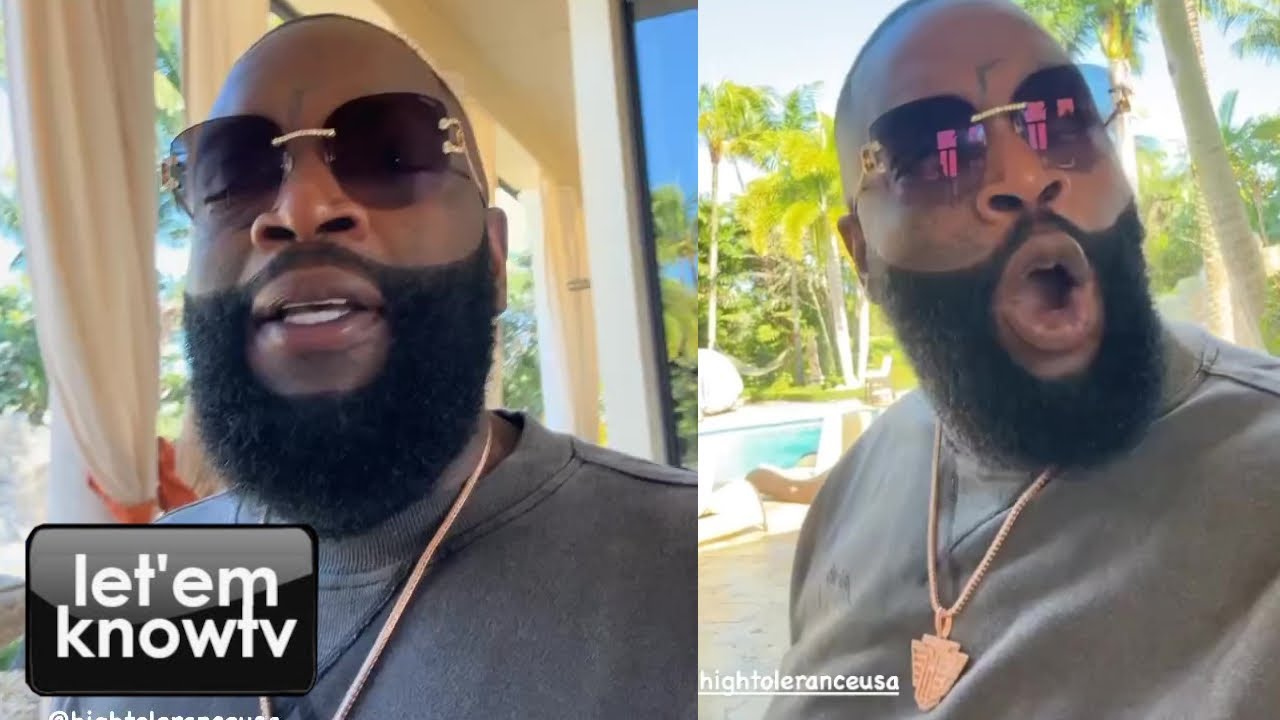 Rick Ross All Iced Out Speaking On How Someone Who Wants To Be Rich ...