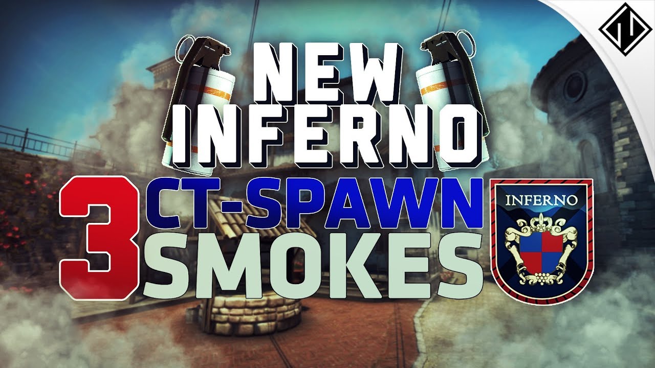 3 Quick & Easy CT-Spawn Smokes on New Inferno - YouTube