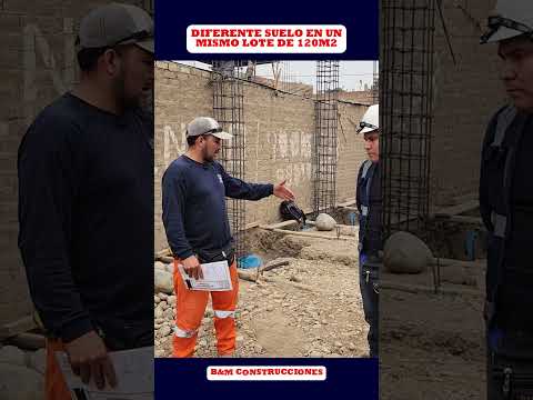 Video: Diferente suelo en un mismo LOTE arquitectura ingenieriacivil construccion por B&M ...