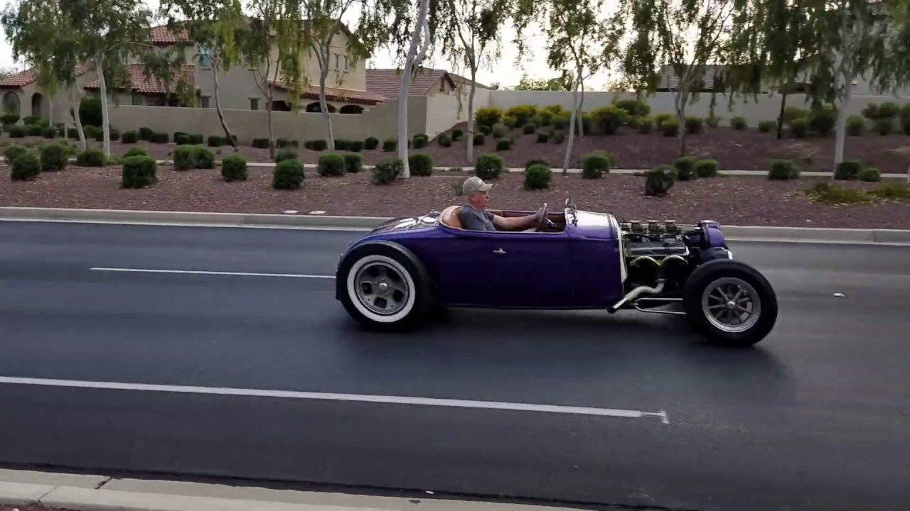 1931 Model A Roadster - Drive By - YouTube
