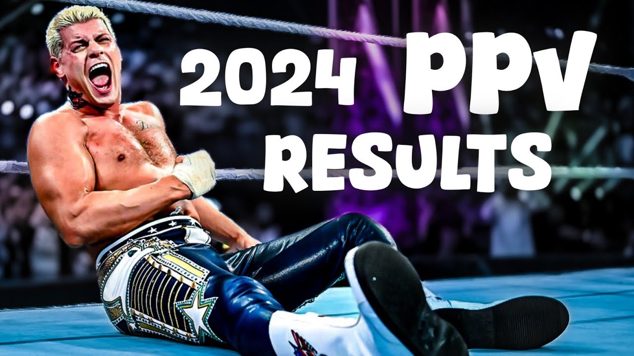 All WWE PPV Results from 2024, Updated as the Year Went On - YouTube