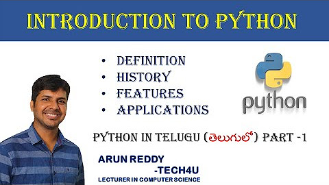 PYTHON IN TELUGU - YouTube